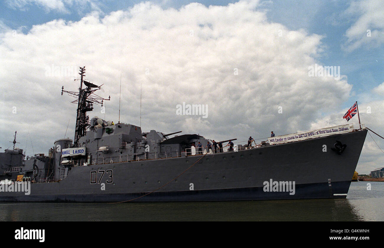 HMS Cavalier, Britain's last remaining WWII Destroyer returned to ...