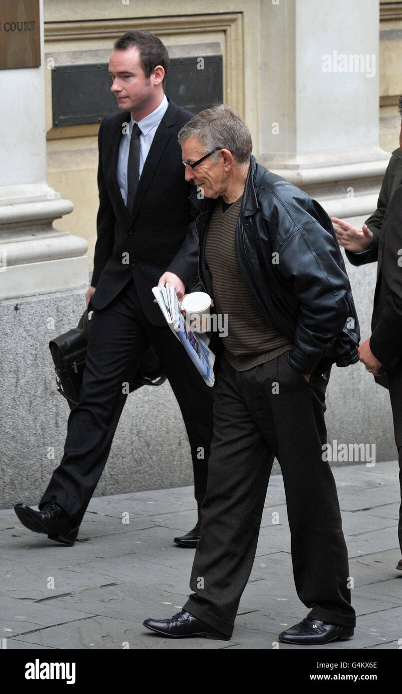 David Yeates arrives with Greg Reardon, at Bristol Crown Court for the ...