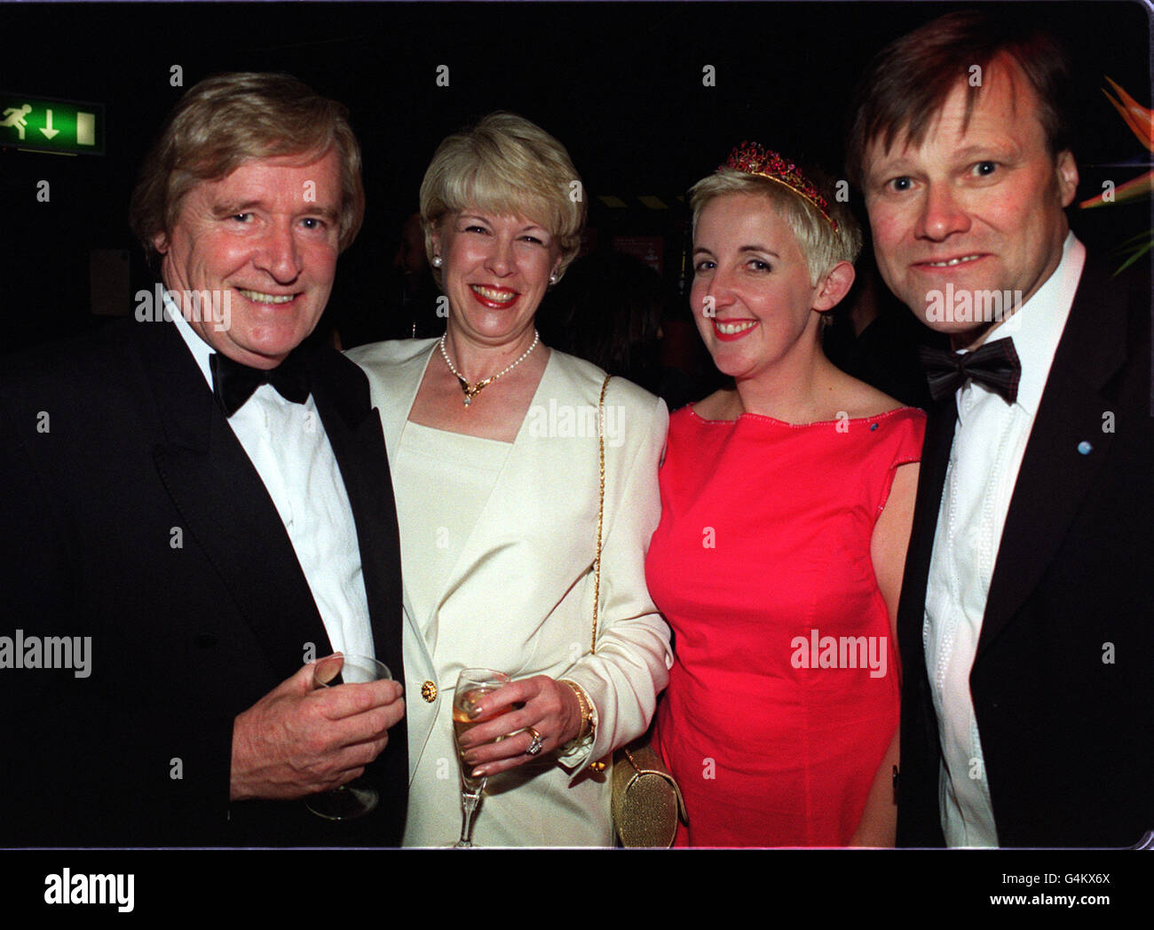 David Nielson (right) who plays Roy and Julie Hesondaigh (2nd right ...