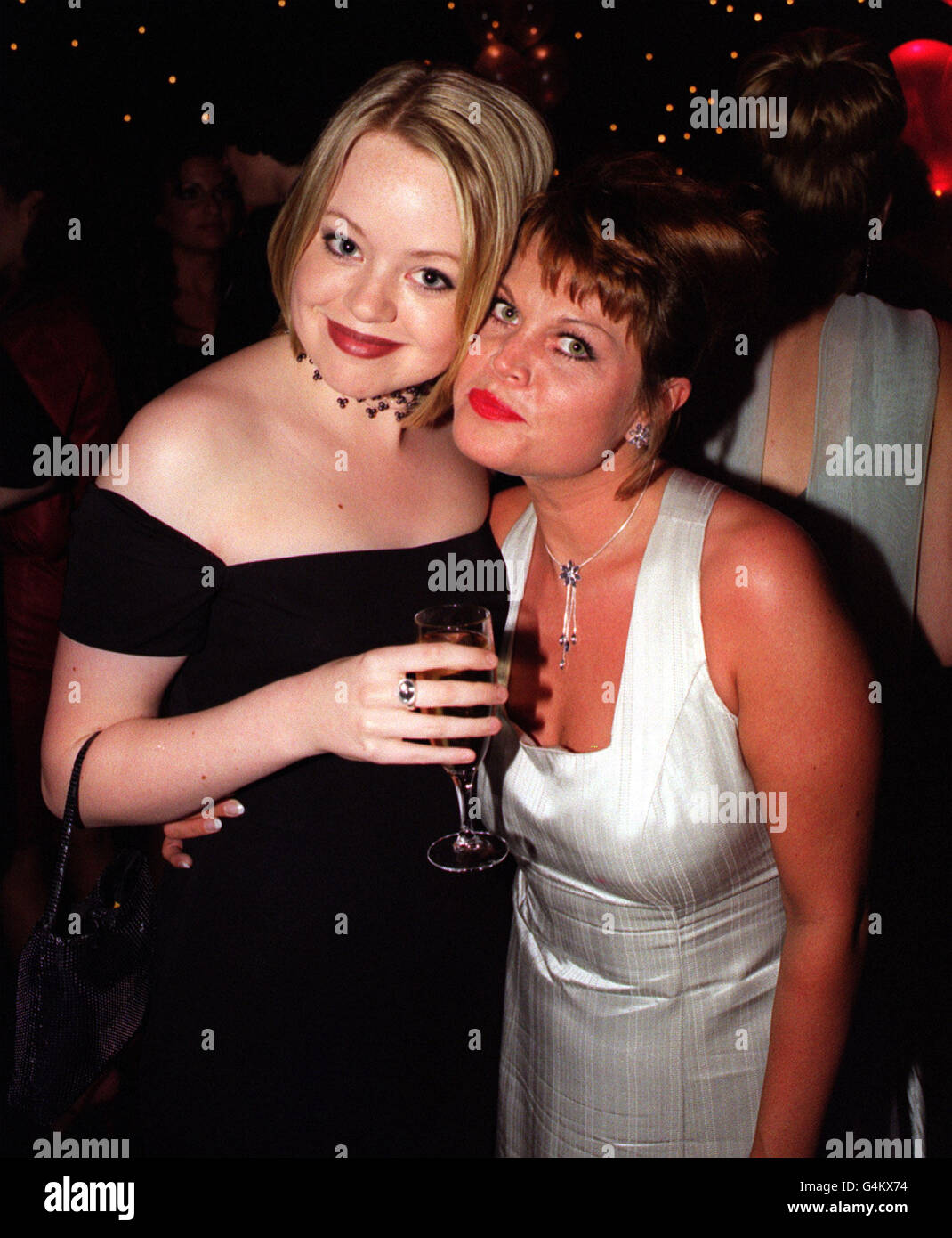 Actresses Georgia Taylor and Vicky Entwistle who play daughter and ...