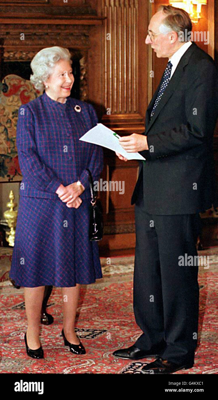 Scottish Labour Leader Donald Dewar is confirmed as First Minister in ...