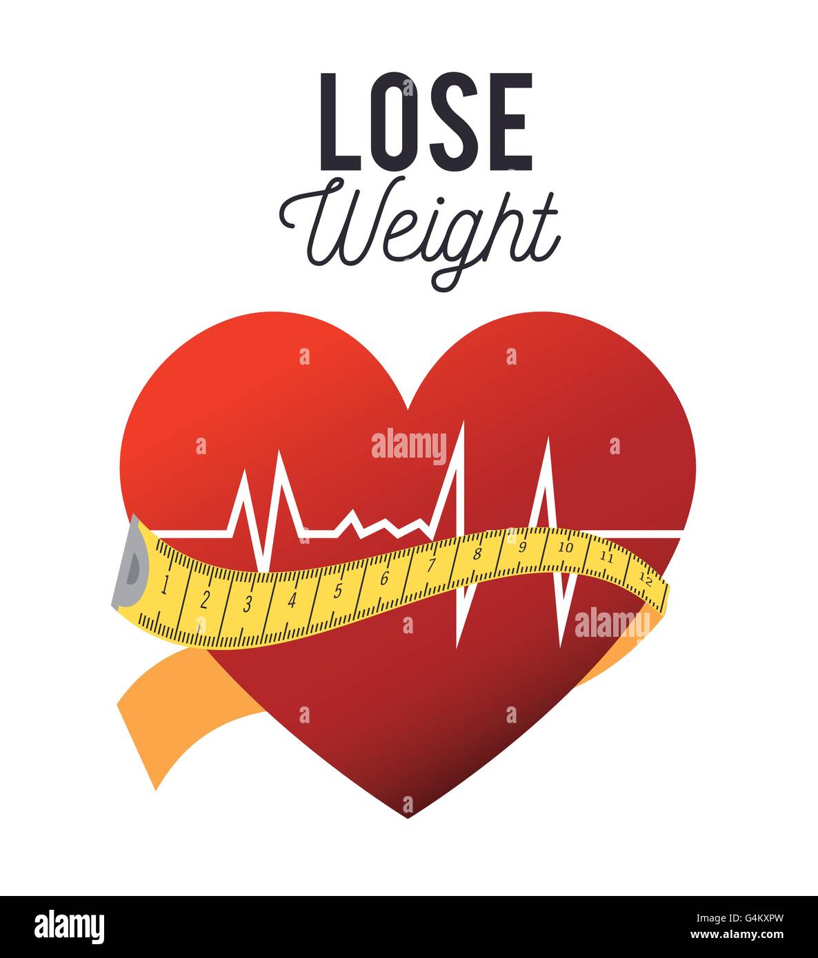 lose weight design Stock Vector Image & Art - Alamy