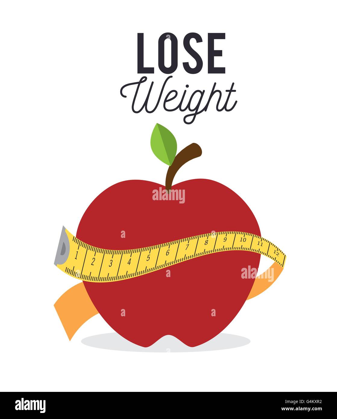lose weight design Stock Vector Image & Art - Alamy
