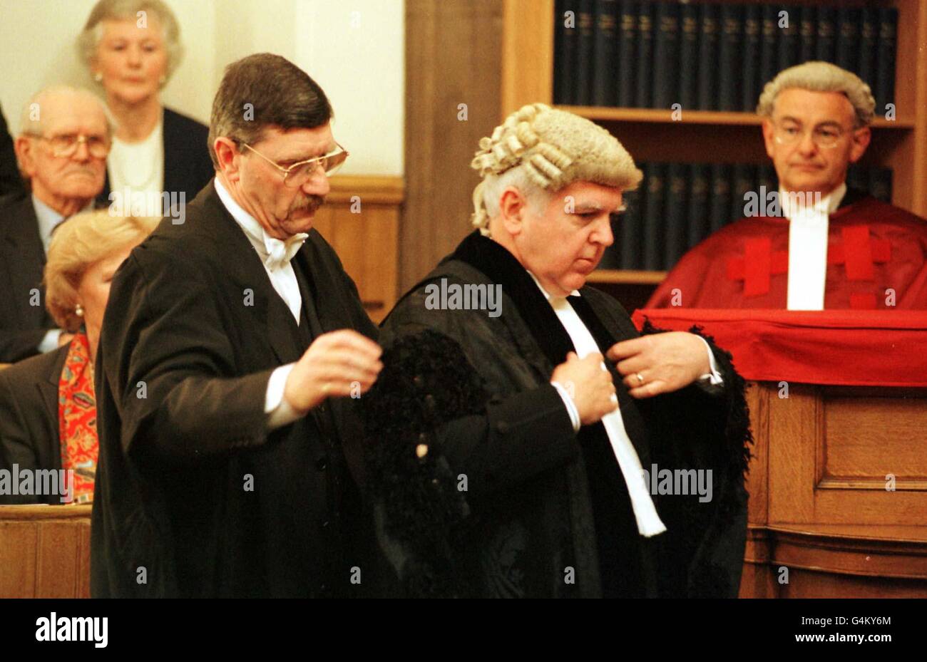 Scottish law officer the Lord Advocate Lord Hardie, is sworn in at a ...
