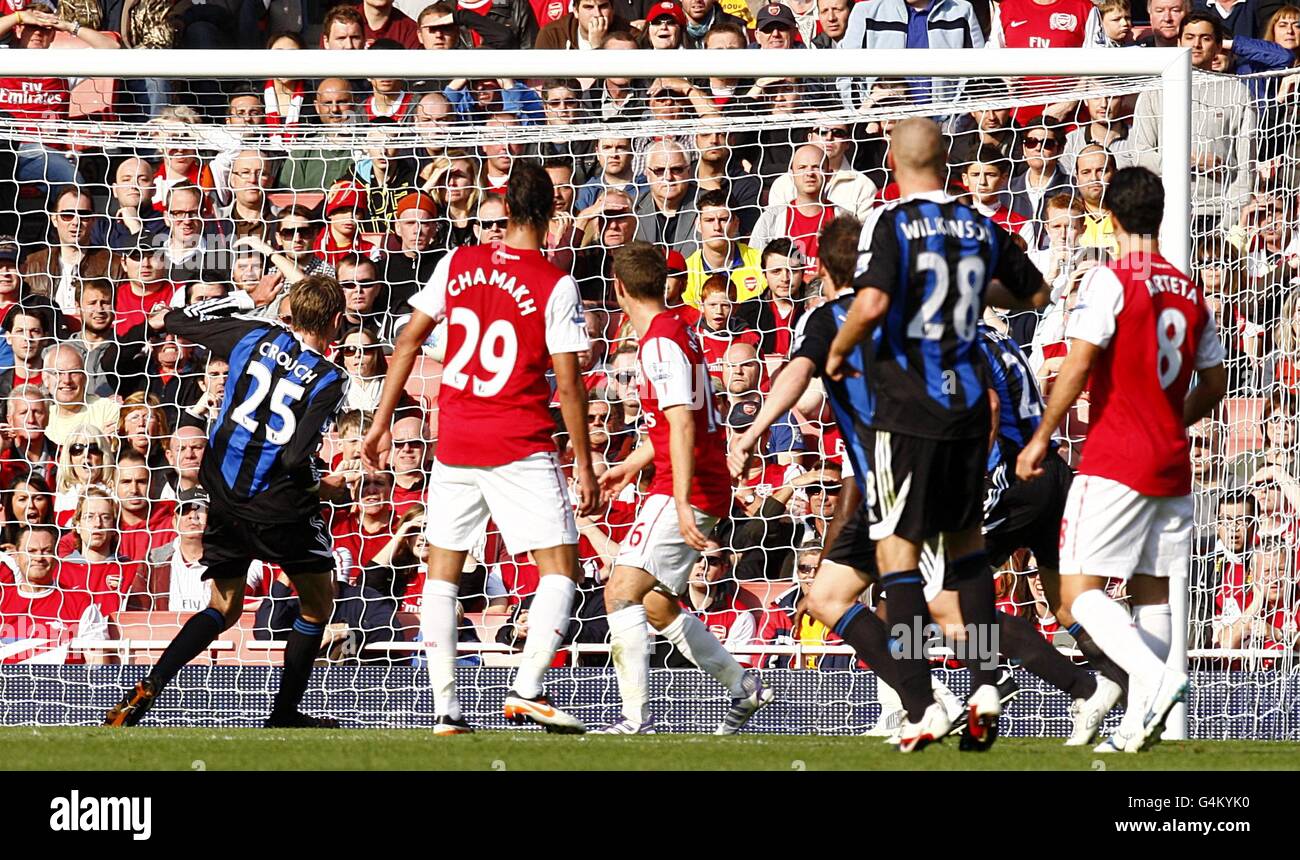 Peter crouch stoke arsenal hi-res stock photography and images - Alamy