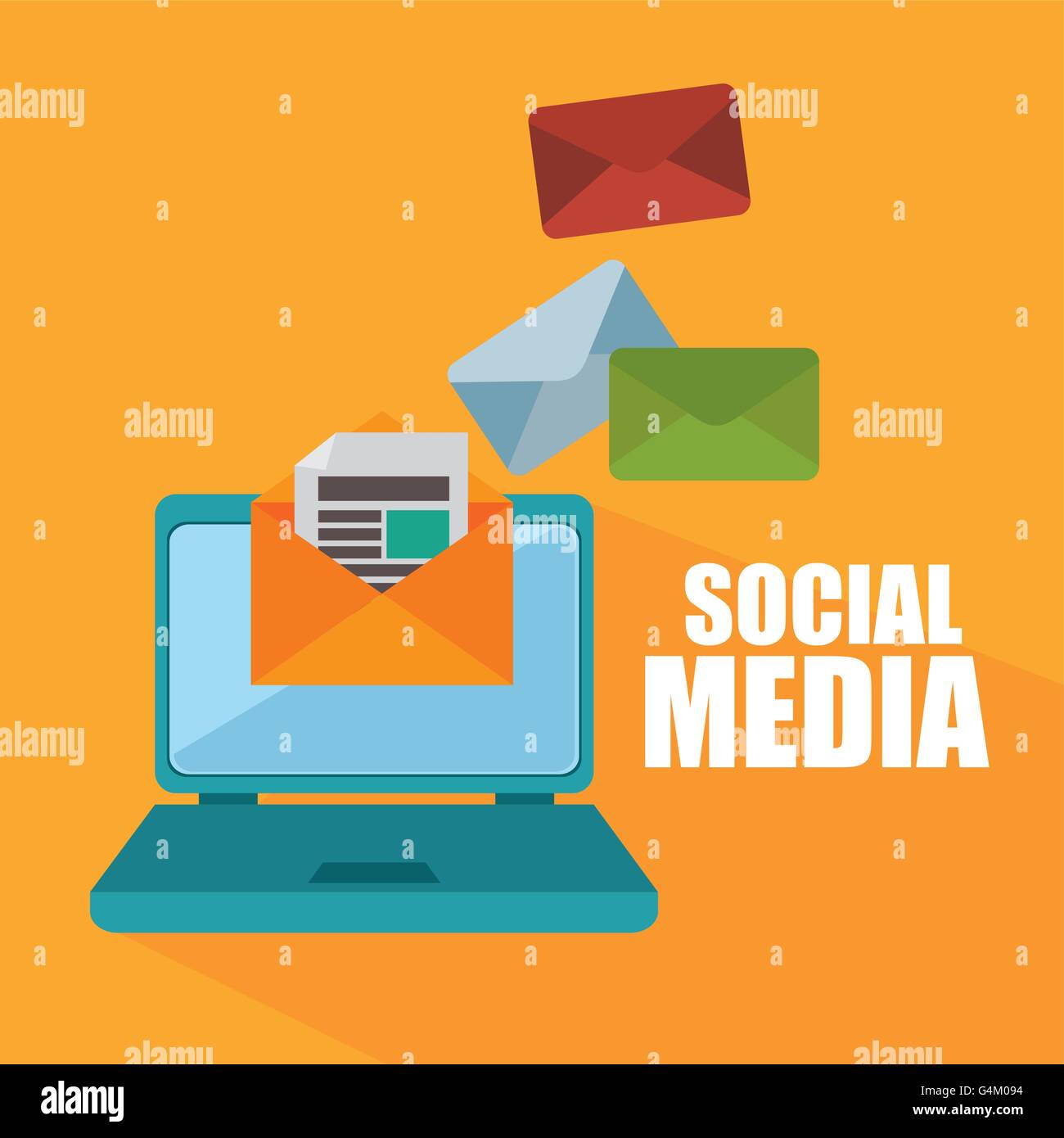 social media design Stock Vector Image & Art - Alamy