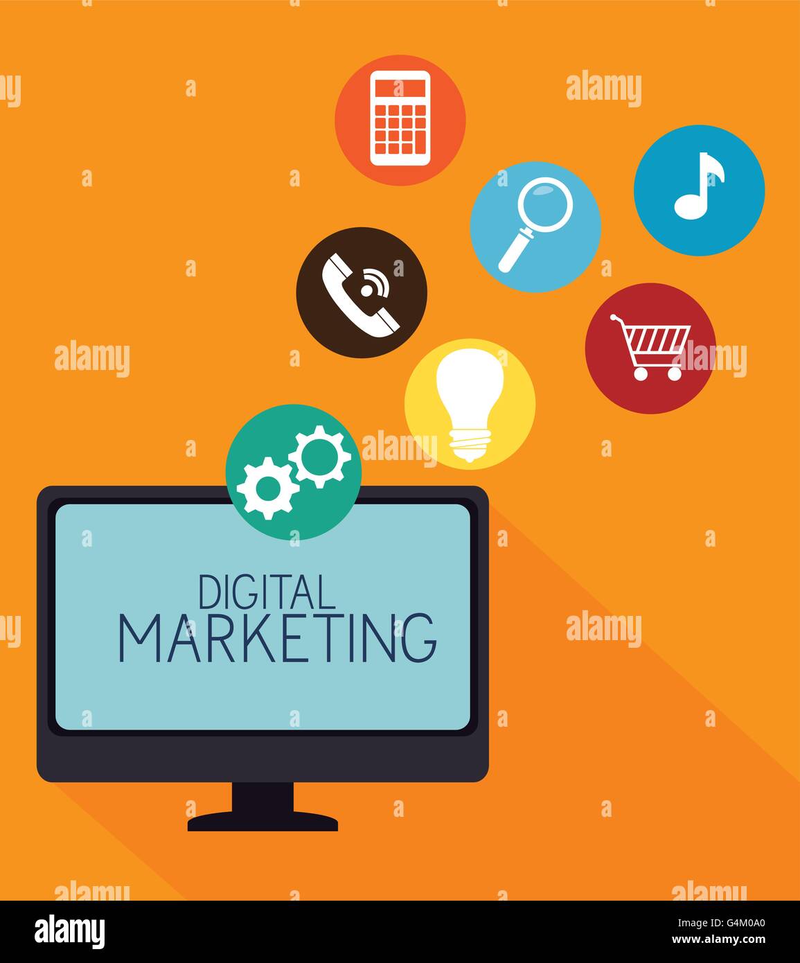 digital marketing design Stock Vector Image & Art - Alamy