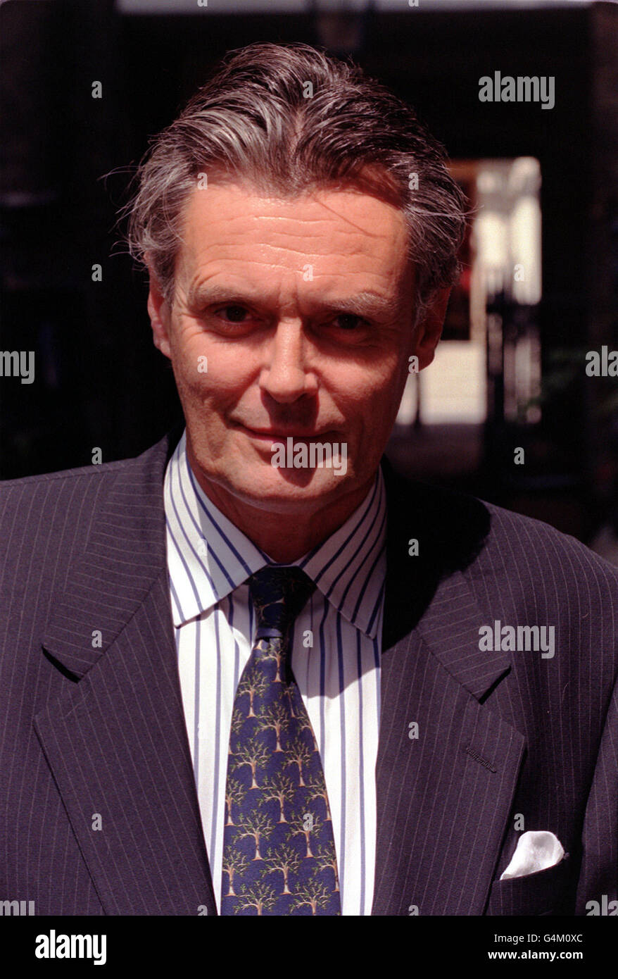 Actor Simon Williams arrives for the memorial service of British actor ...