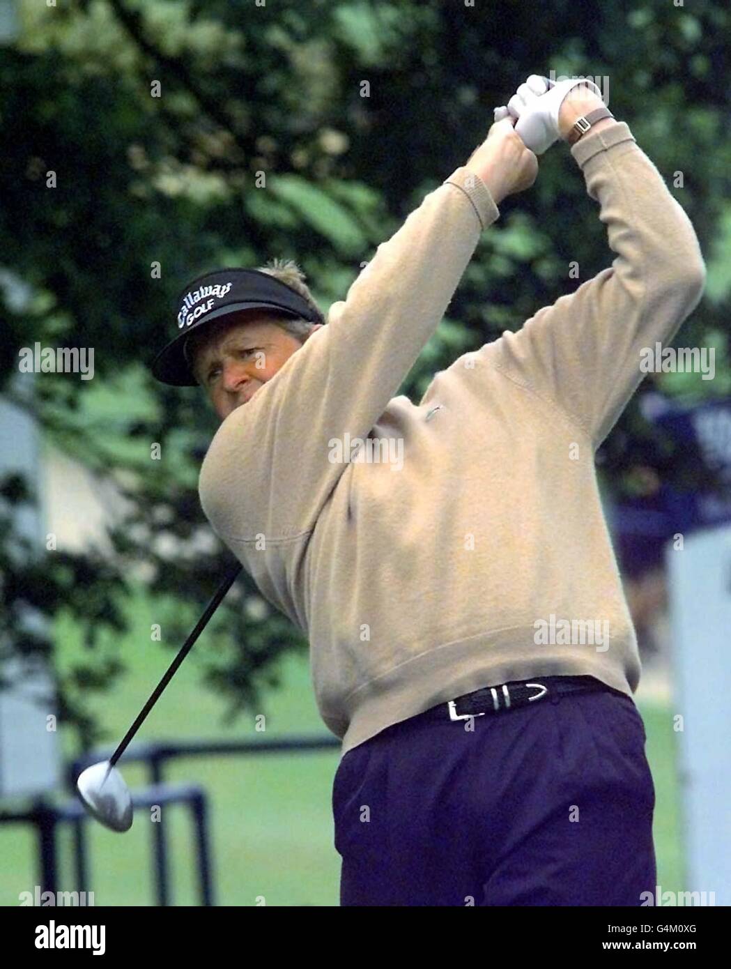 Colin montgomerie drives off an the 3rd hi-res stock photography and ...