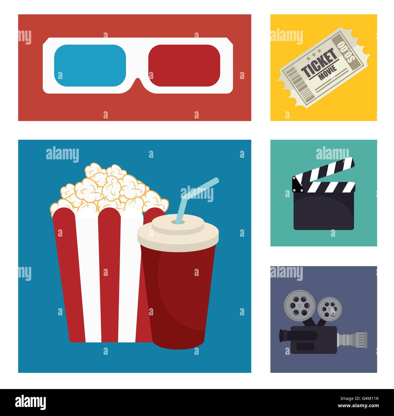 cinema entertainment design Stock Vector Image & Art - Alamy