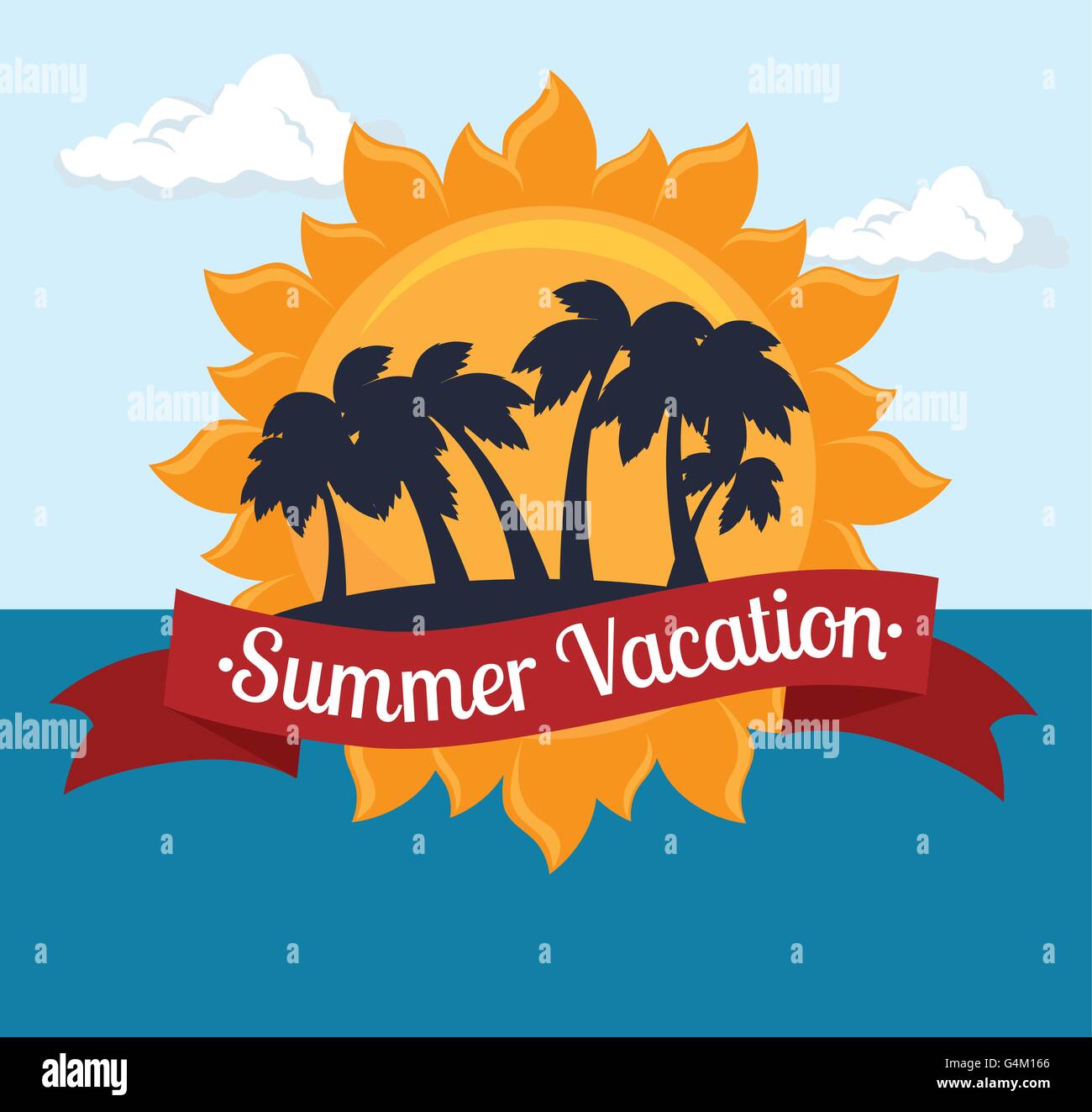summer vacation design Stock Vector Image & Art - Alamy