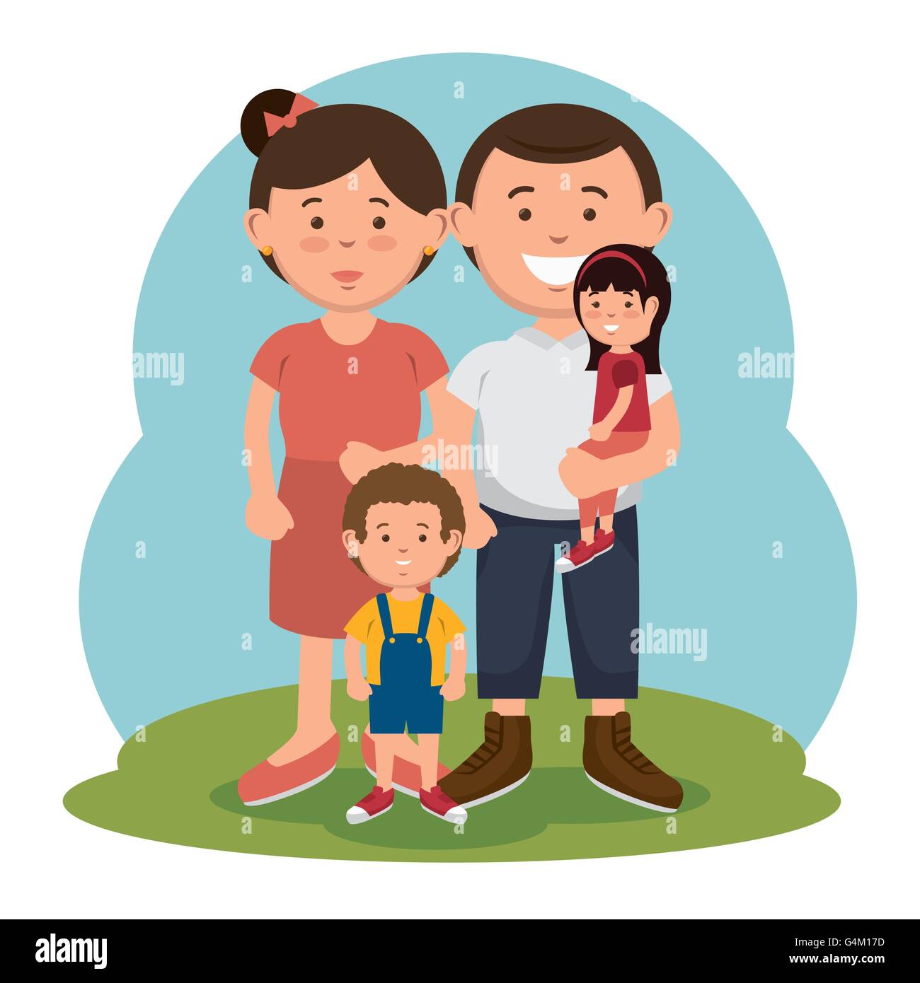 happy family design Stock Vector Image & Art - Alamy