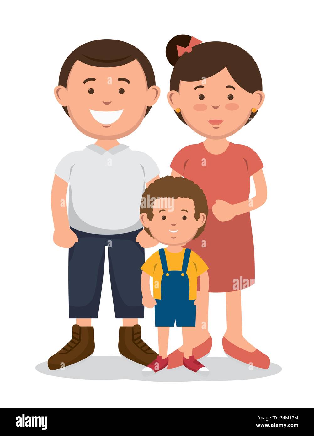 happy family design Stock Vector Image & Art - Alamy