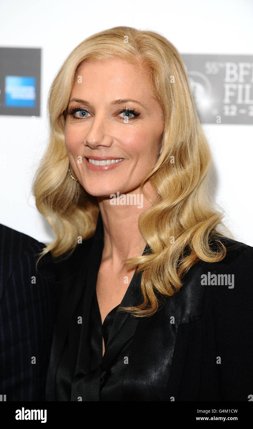 Joely Richardson arrive at a photocall for her new film, Anonymous, at ...