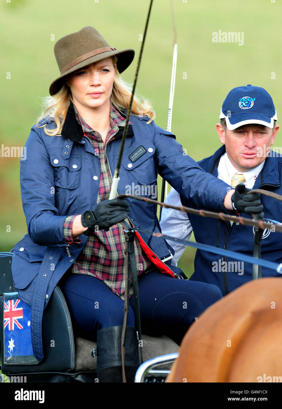 Jodie Kidd unveils horse driving event Stock Photo - Alamy