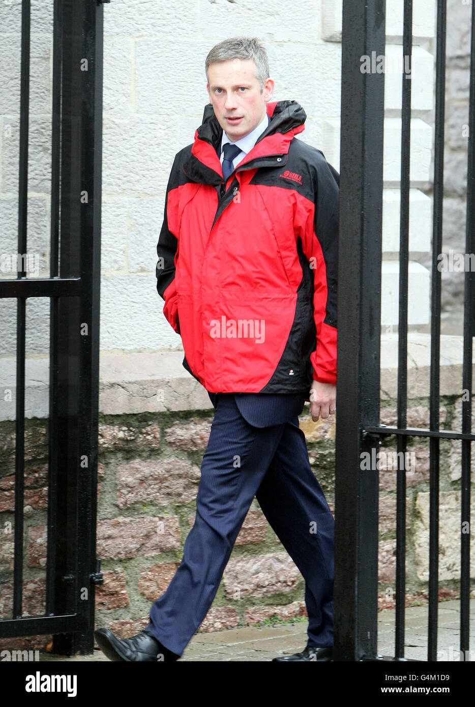 Psni detective superintendent leaves armagh court house hi-res stock ...