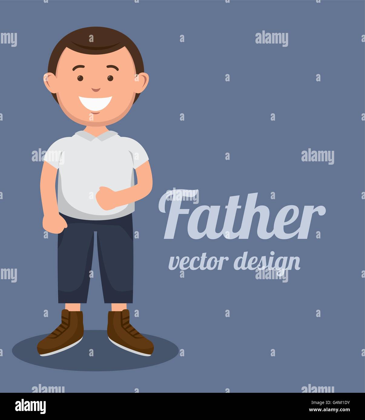 father character design Stock Vector Image & Art - Alamy