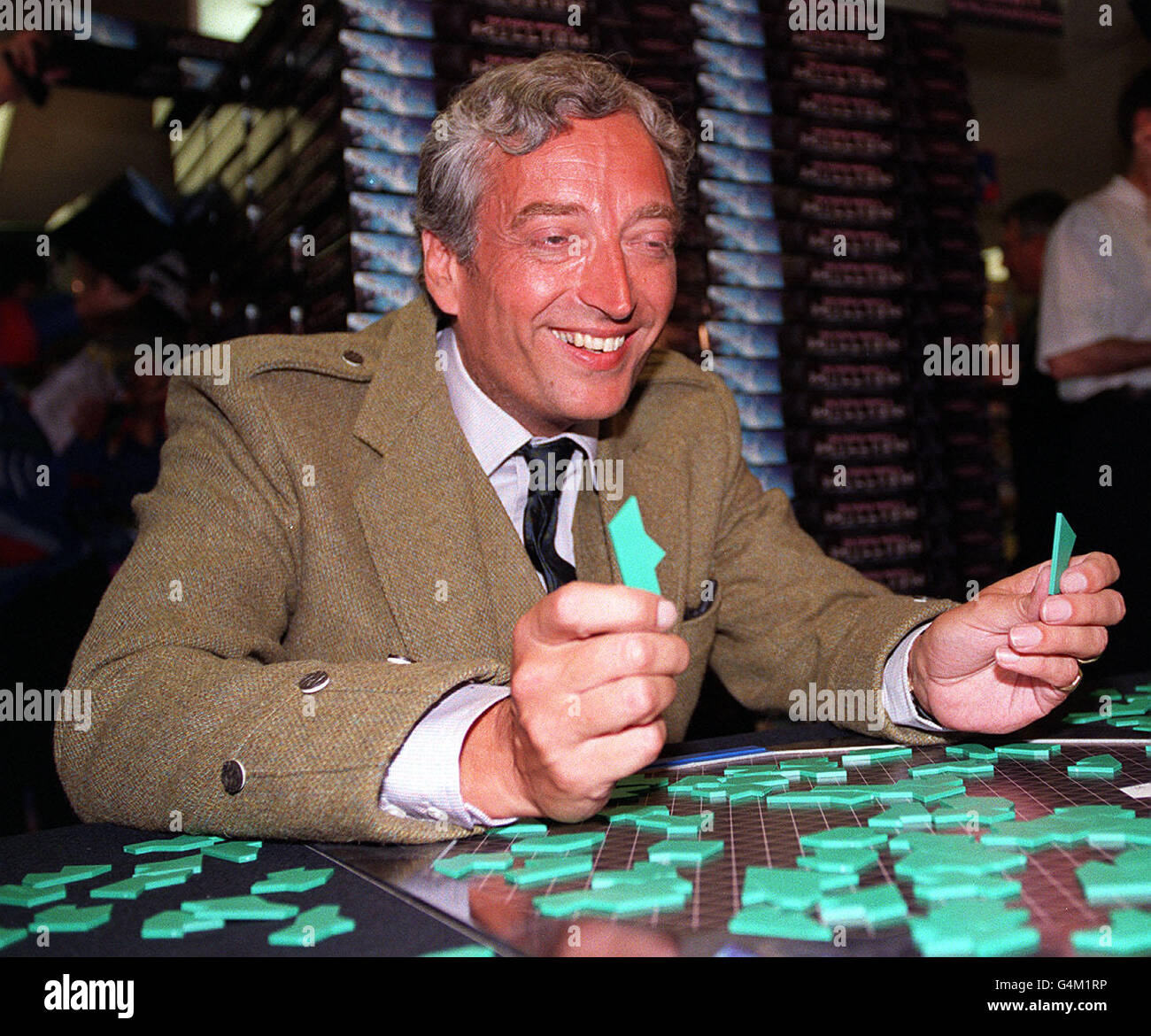 Creator Christopher Monckton with a new game for puzzle addicts, which ...