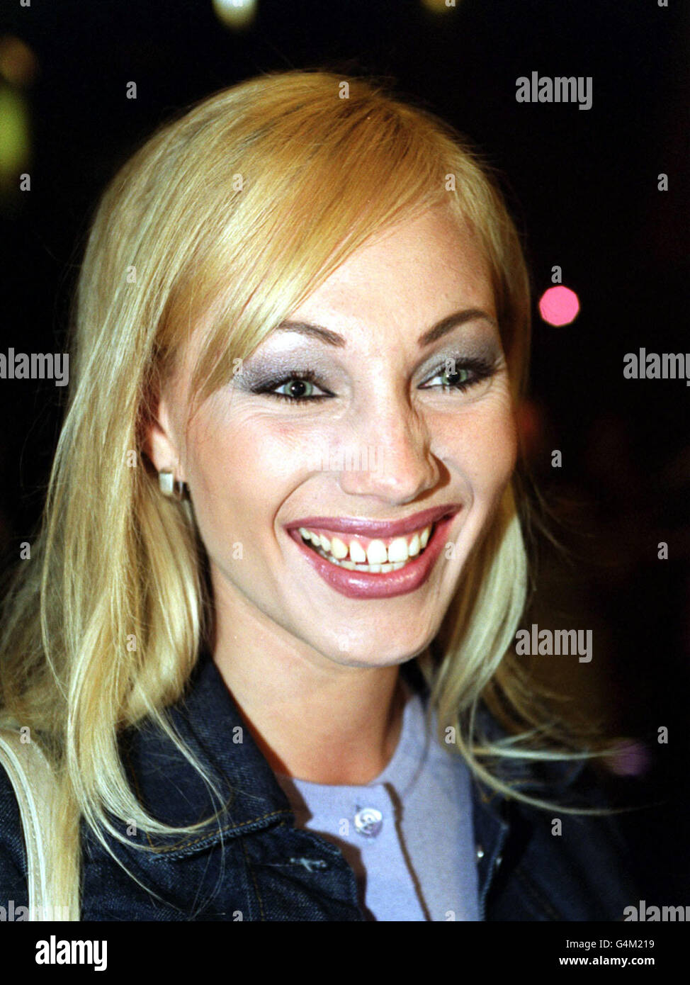 Swedish singer Charlotte Nilsson arrives at the Virgin Cinema in ...