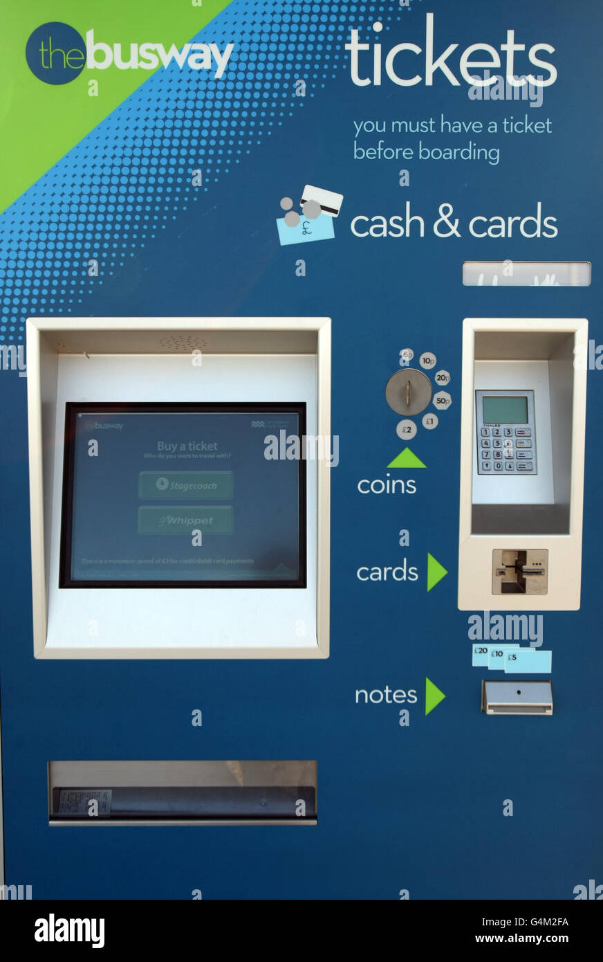 Cambridge Guided Busway Stock Photo - Alamy