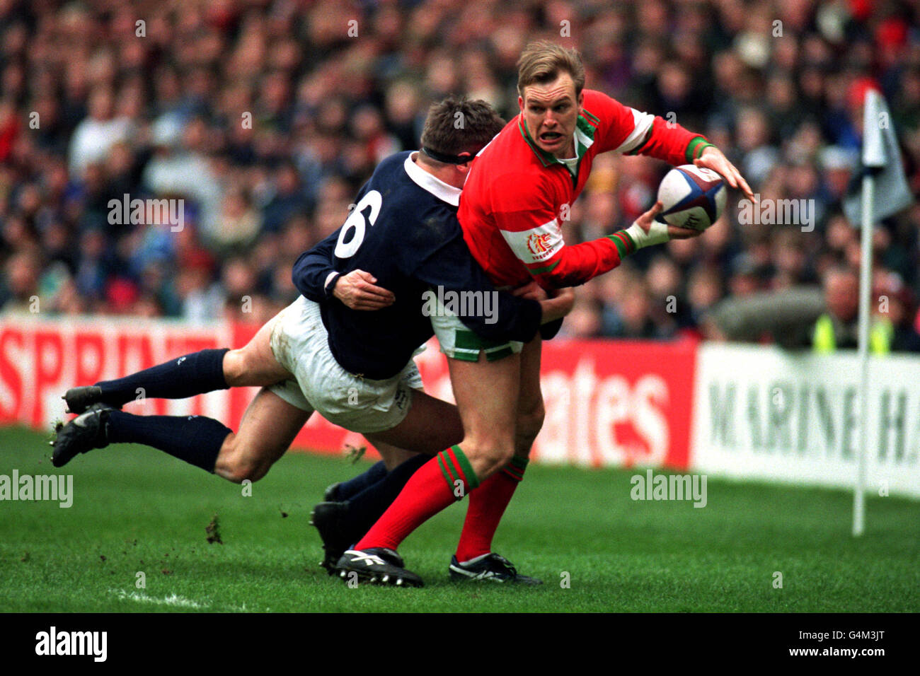 Rugby Union - Five Nations Championship - Wales v Scotland Stock Photo ...
