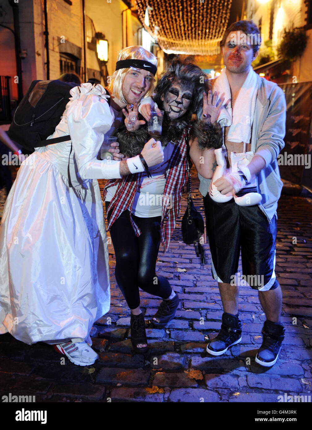 Creatures of the Night halloween street party Stock Photo - Alamy