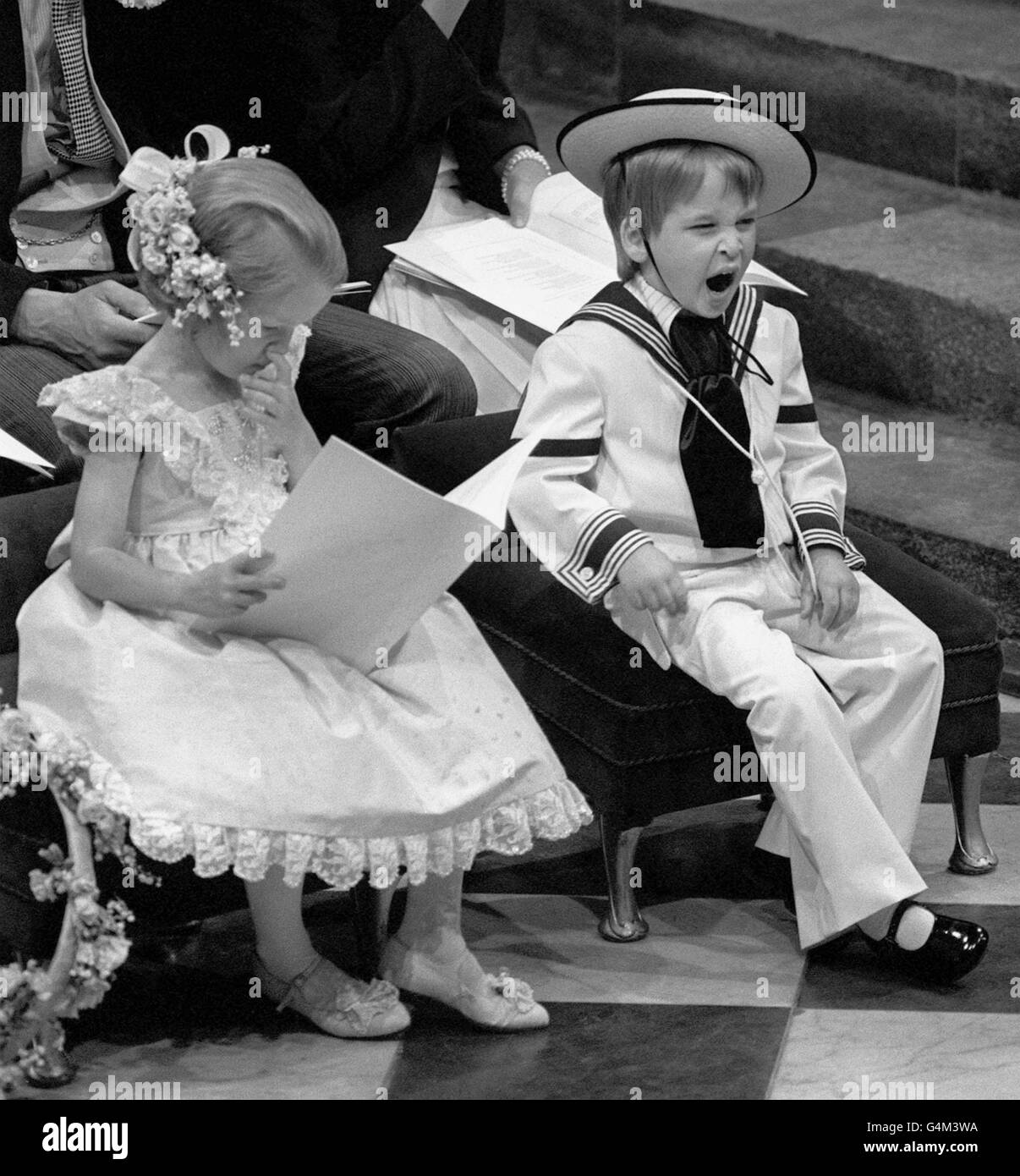 Prince princess wales duke Black and White Stock Photos & Images - Alamy