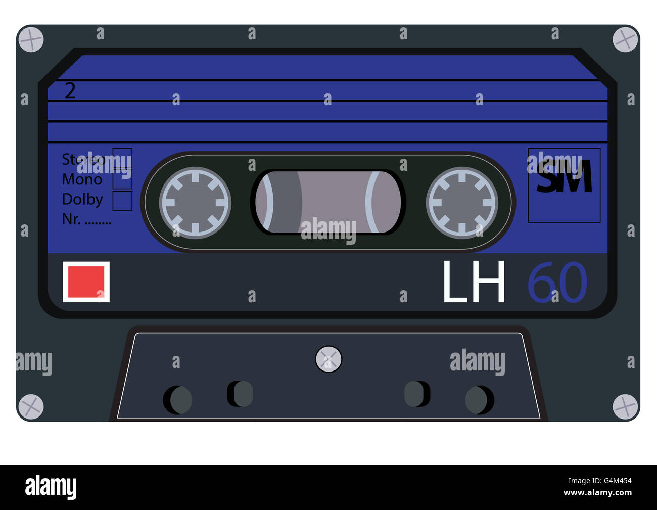 Colorful retro audio tape Cut Out Stock Images & Pictures - Alamy