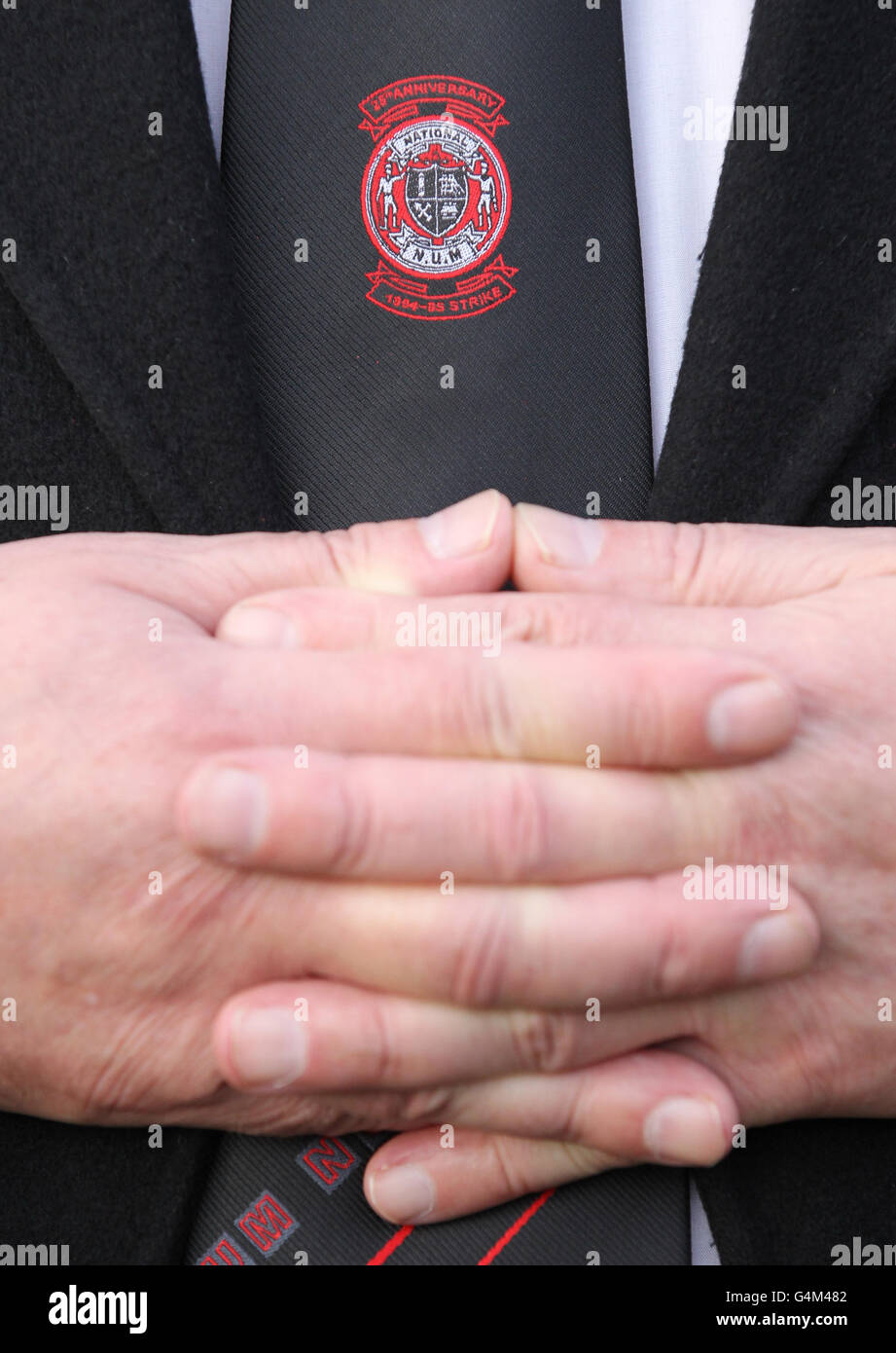 Bowhill Collieries memorial Stock Photo - Alamy