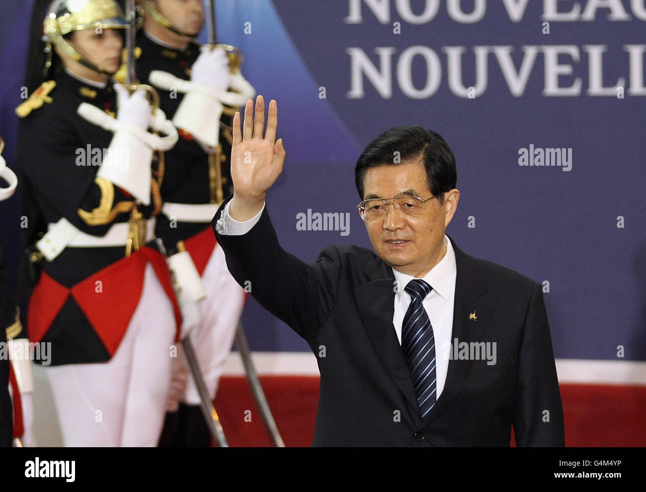 President of the Peoples Republic of China Hu Jintao leaves the ...
