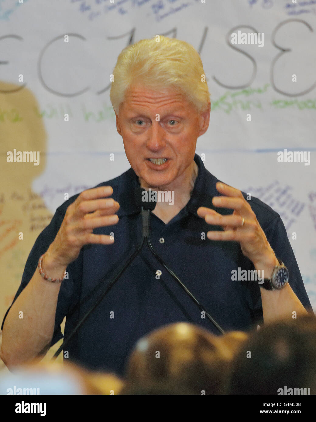 Former President Bill Clinton Speaks at a Hillary Clinton Rally ...