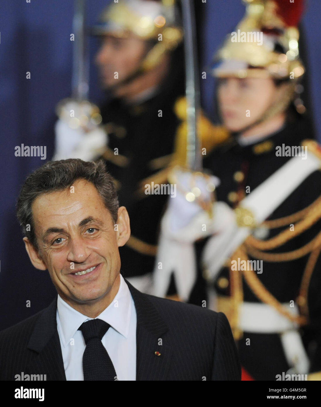 State dinner french president hi-res stock photography and images - Alamy