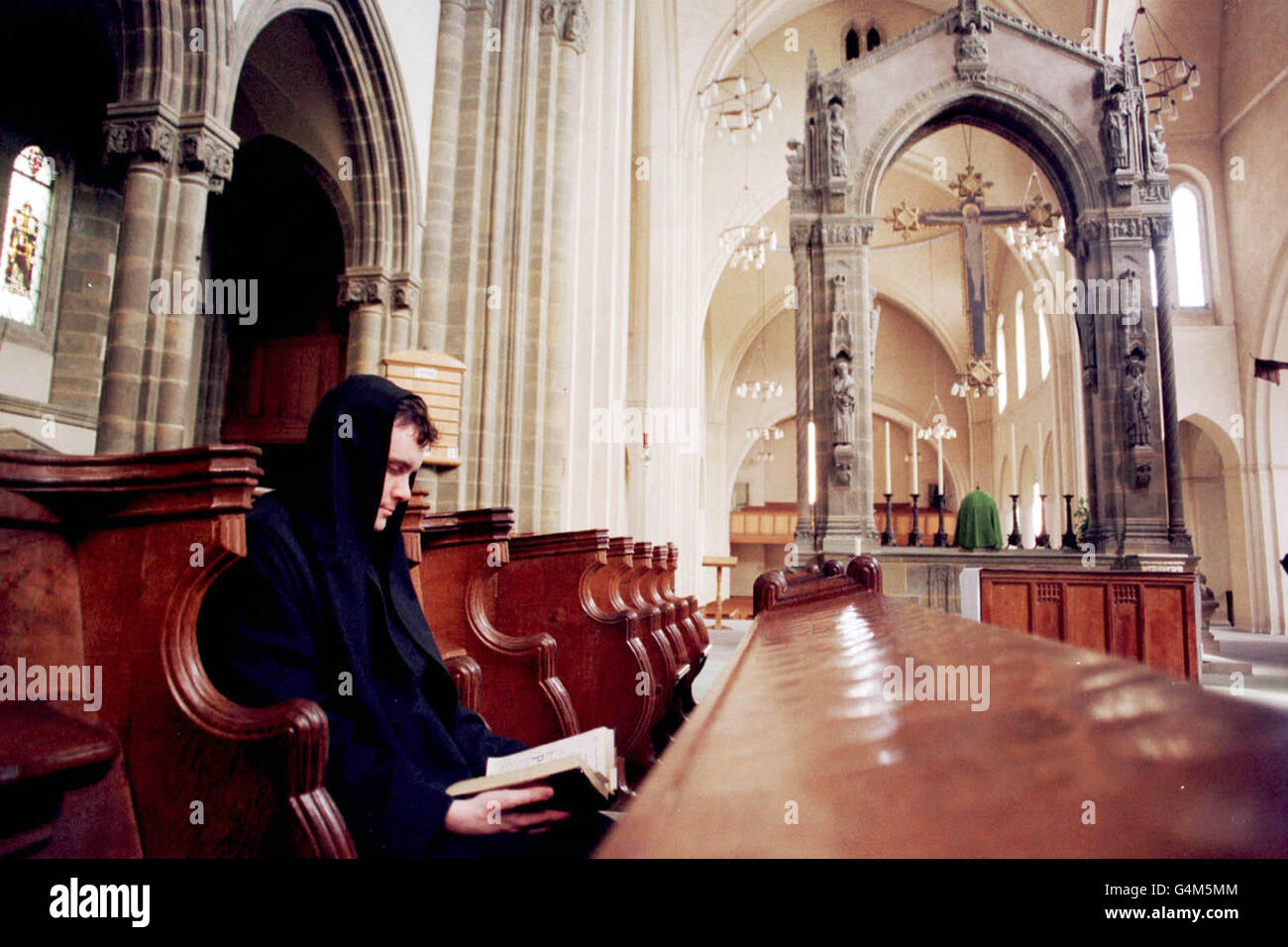 Ampleforth monk hi-res stock photography and images - Alamy