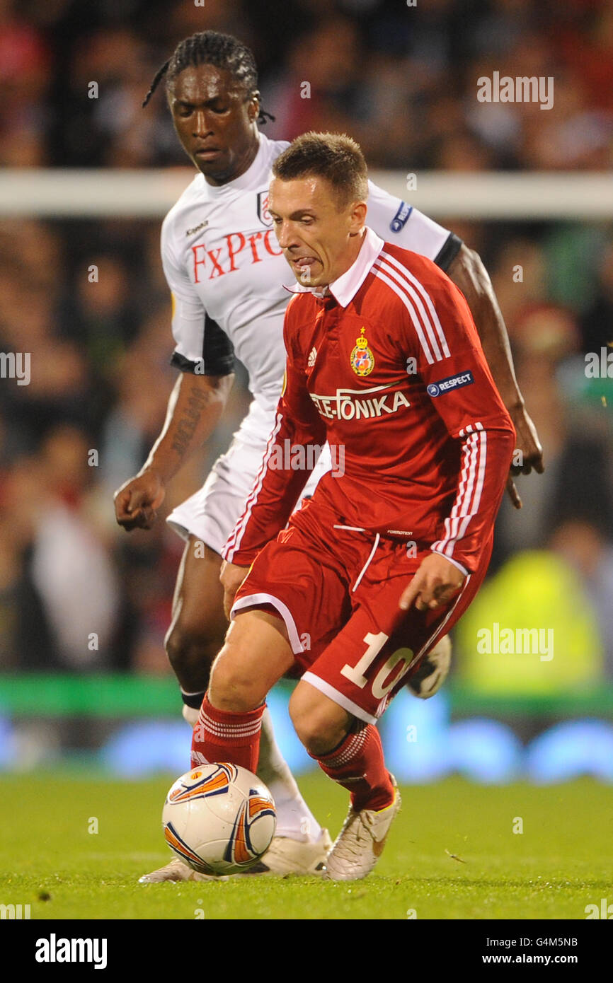 Soccer - UEFA Europa League - Group K - Fulham v Wisla Krakow - Craven ...