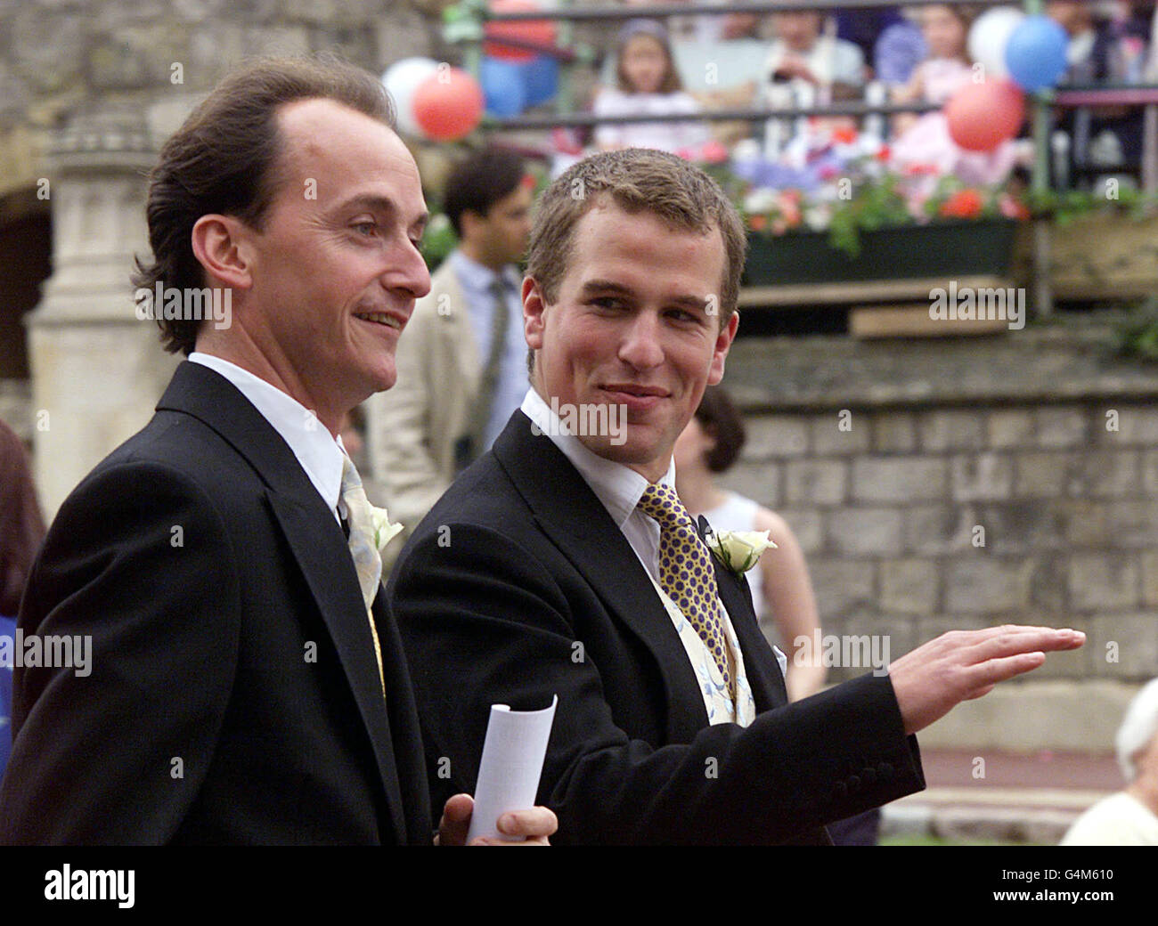 Wedding/Peter Phillips arrives Stock Photo - Alamy
