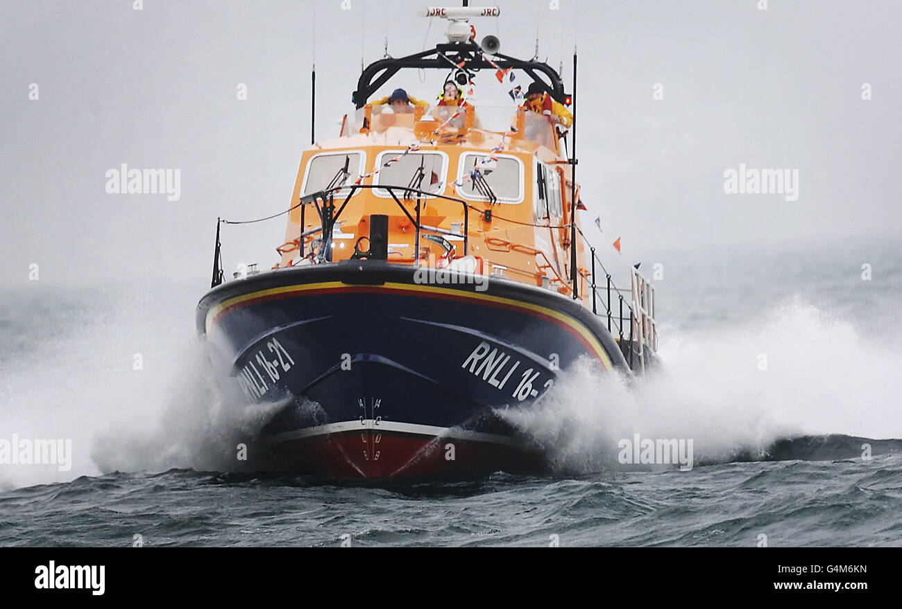 New Portpatrick RNLI lifeboat Stock Photo - Alamy