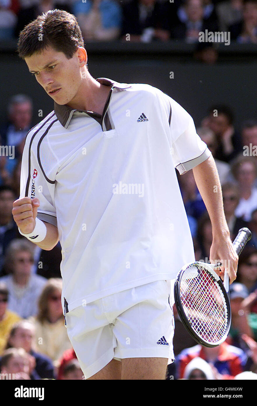 Sport tennis looking down tim henman hi-res stock photography and ...