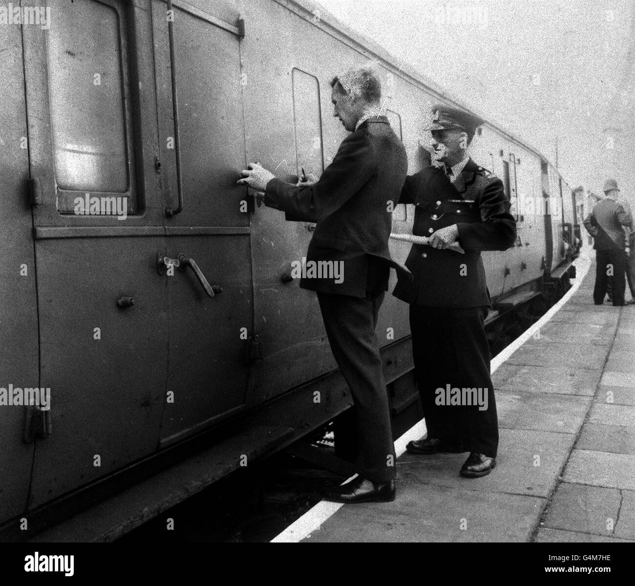 Great Train Robbery Train Stock Photo Alamy