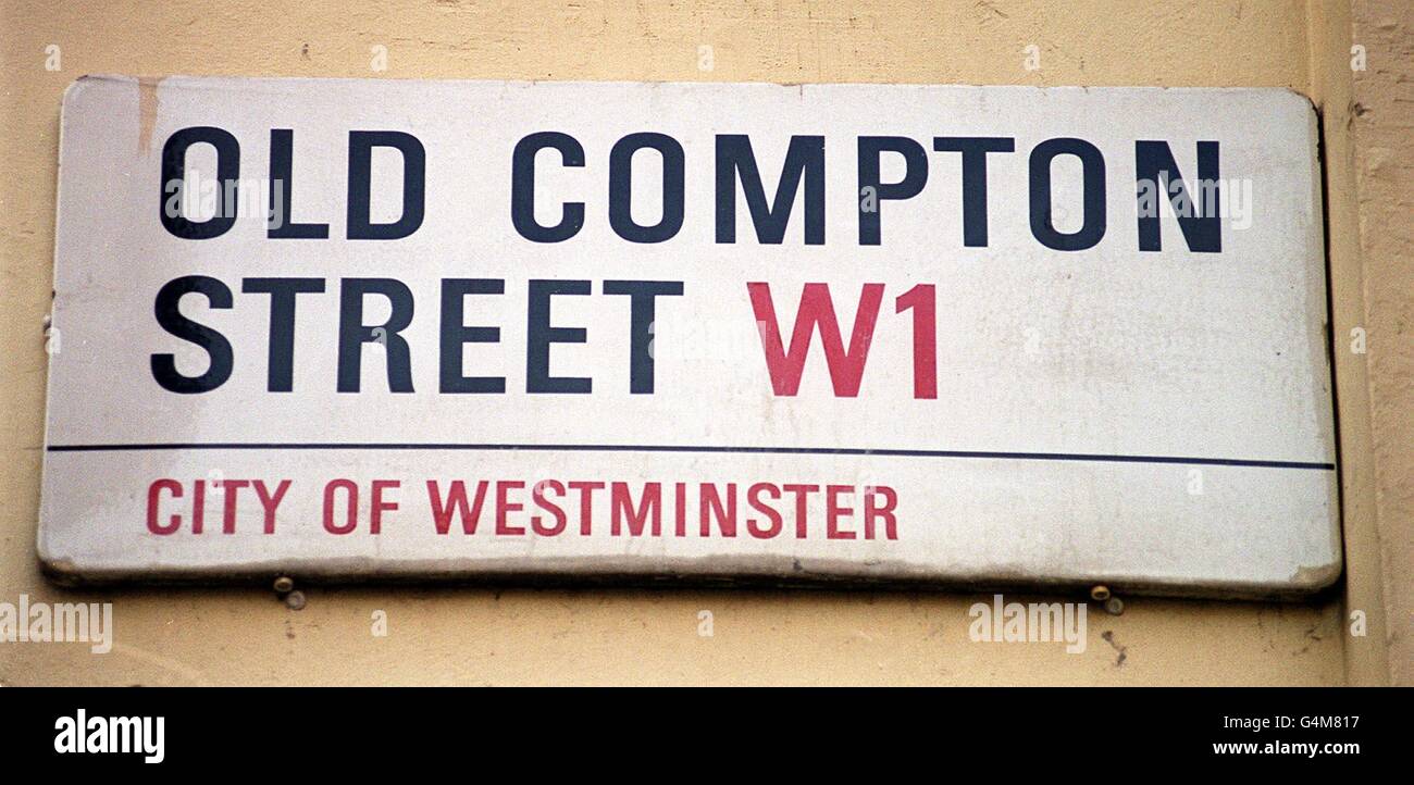 Compton Street Sign