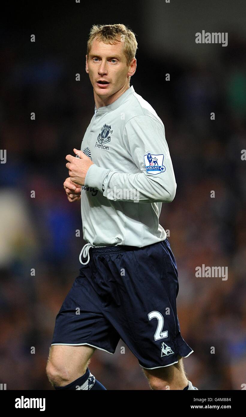 Soccer - Barclays Premier League - Chelsea v Everton - Stamford Bridge. Tony Hibbert, Everton ...