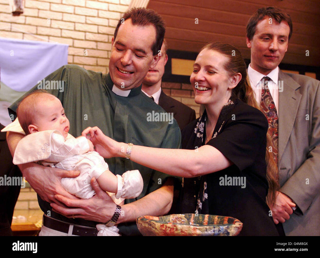 Diane Blood/Liam christening Stock Photo - Alamy
