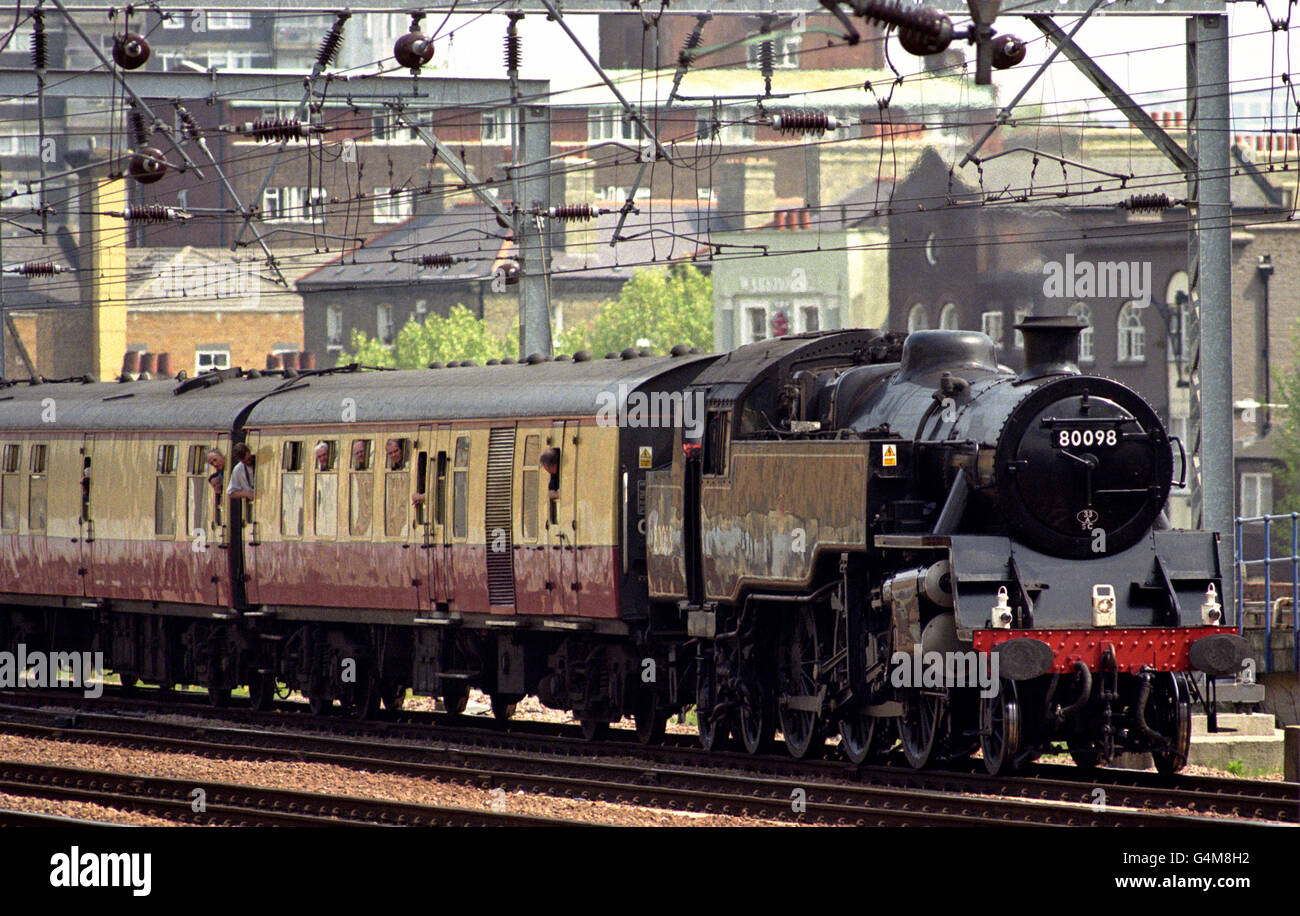 Transport - Steam Locomotives - London - 1999 Stock Photo - Alamy