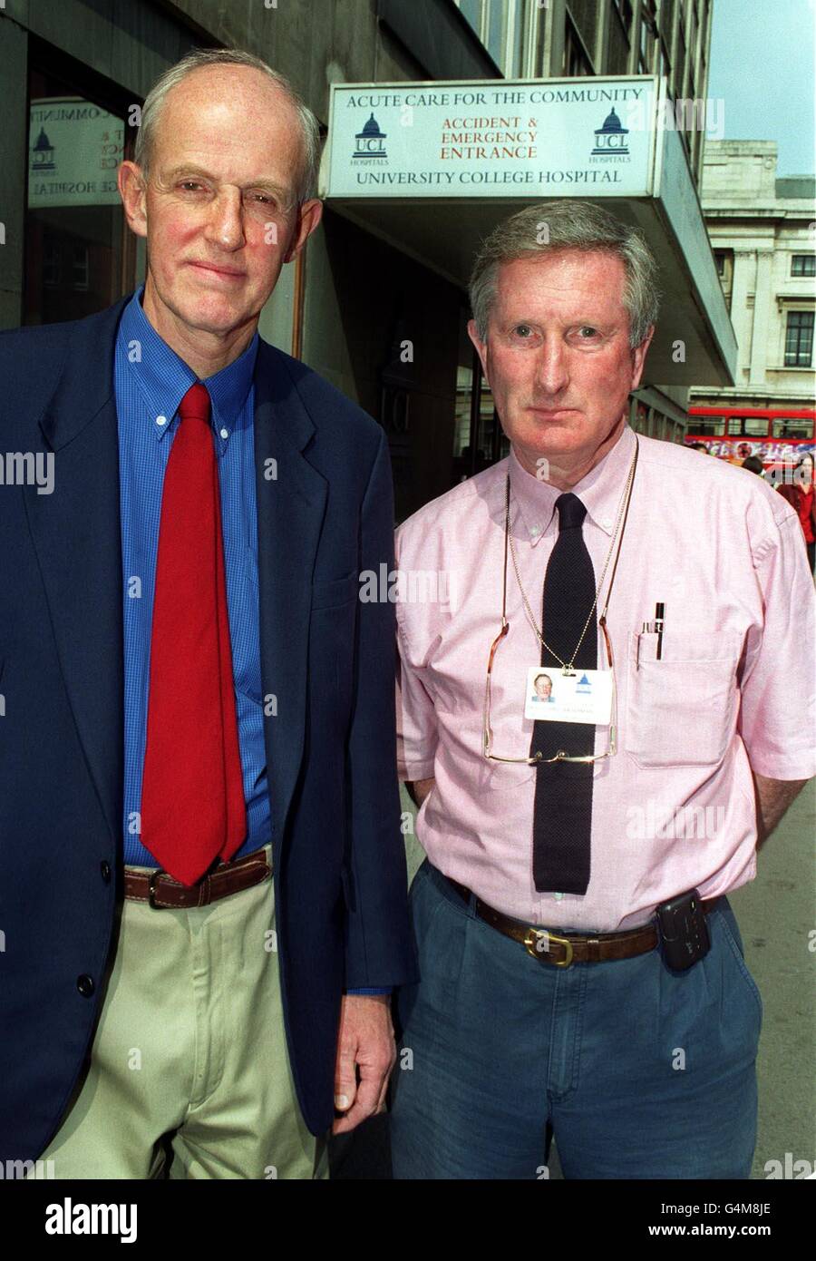 Doctors from University College Hospital, central London, Rod Armstrong ...