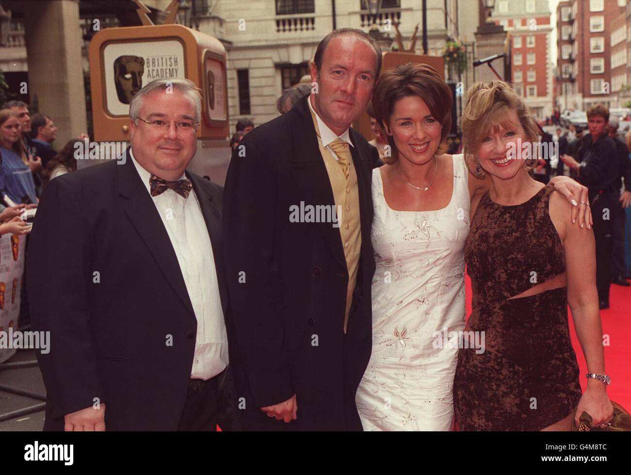 Stars of the Channel Four soap 'Brookside' arrive at the British ...