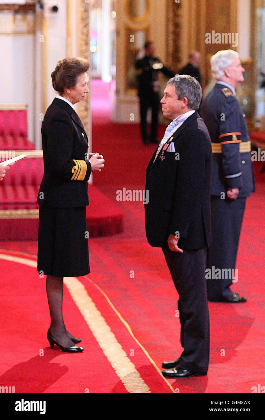 Made mbe by princess royal investiture ceremony buckingham palace hi ...