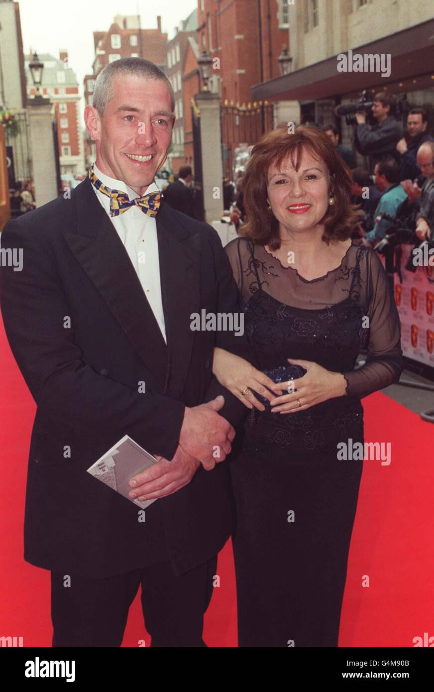 Actress Julie Walters and her husband, Grant Roffey arriving at the ...