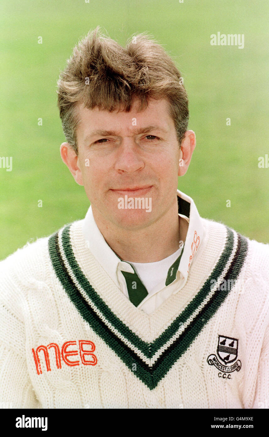 Worcestershire County Cricket Club Team Player Phil Newport Stock Photo ...