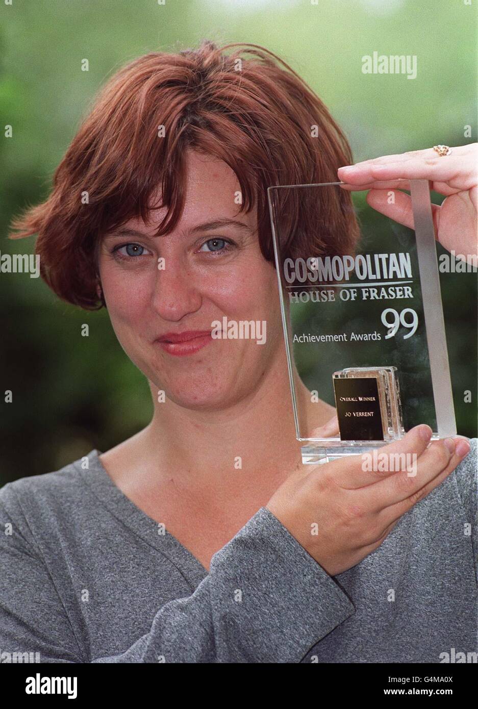 Jo Verrant, from West Yorkshire, during a photocall in London where she ...