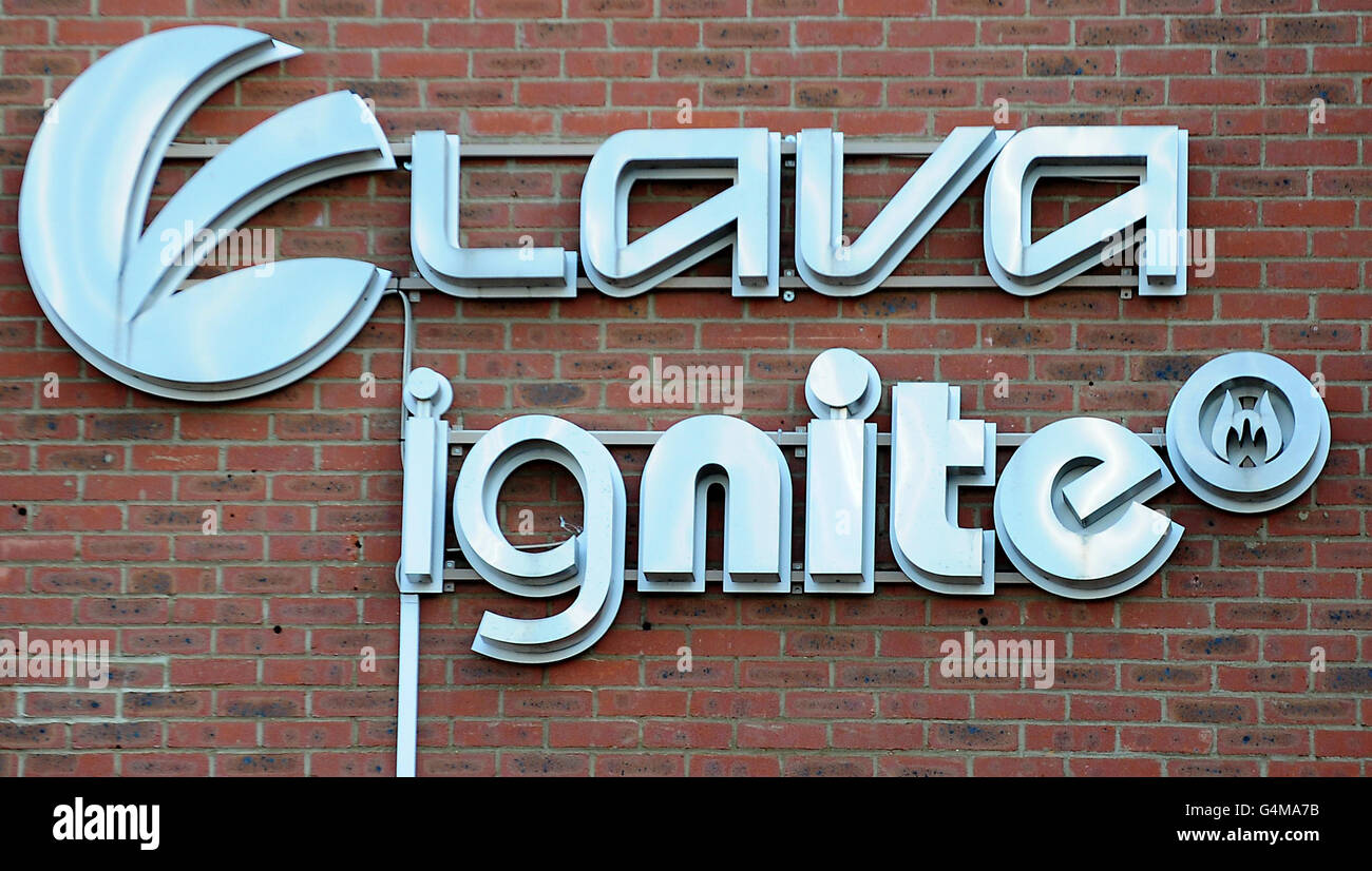 A sign outside the Lava and Ignite night club in Northampton, after a ...