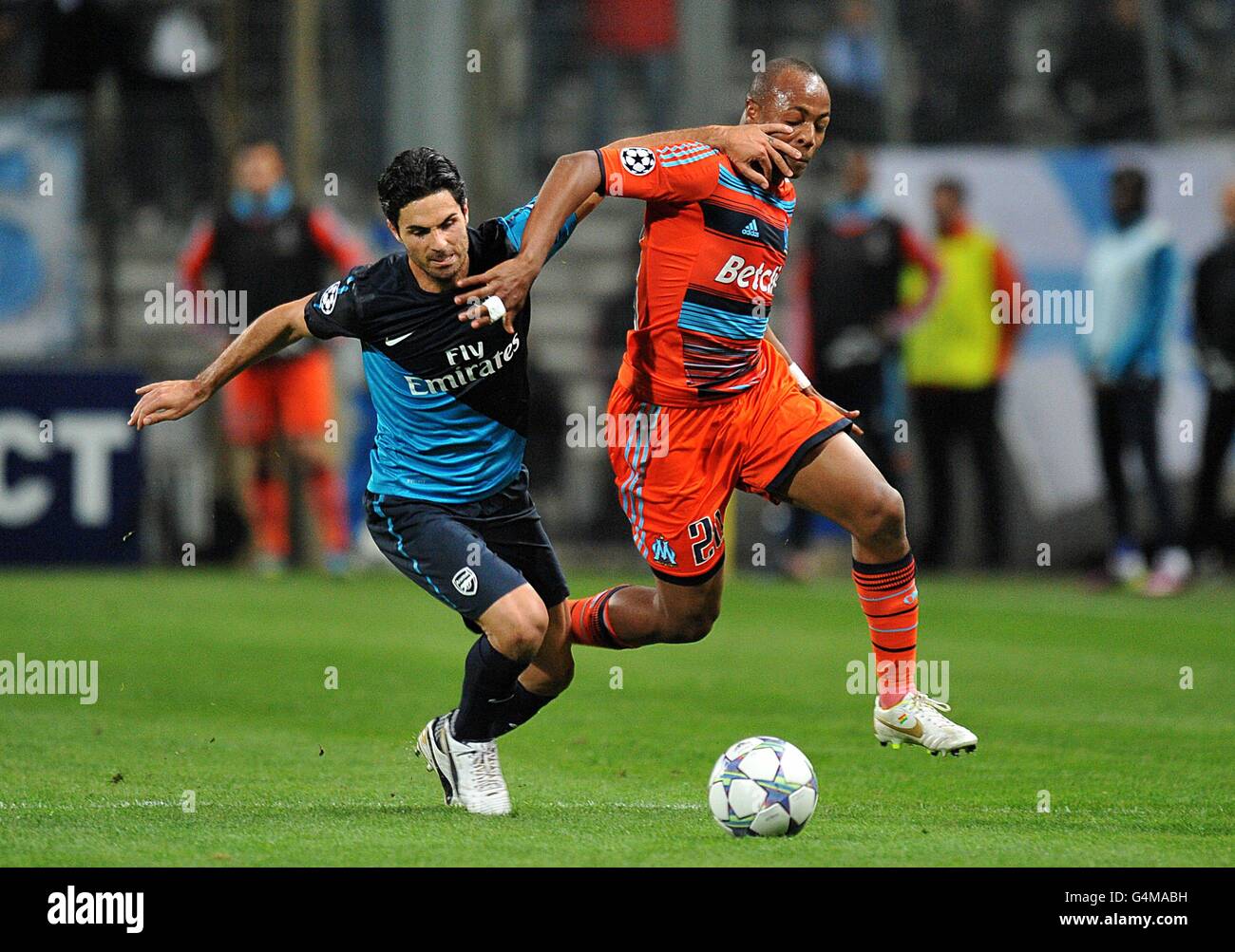 Soccer - UEFA Champions League - Group F - Marseille v Arsenal - Stade ...